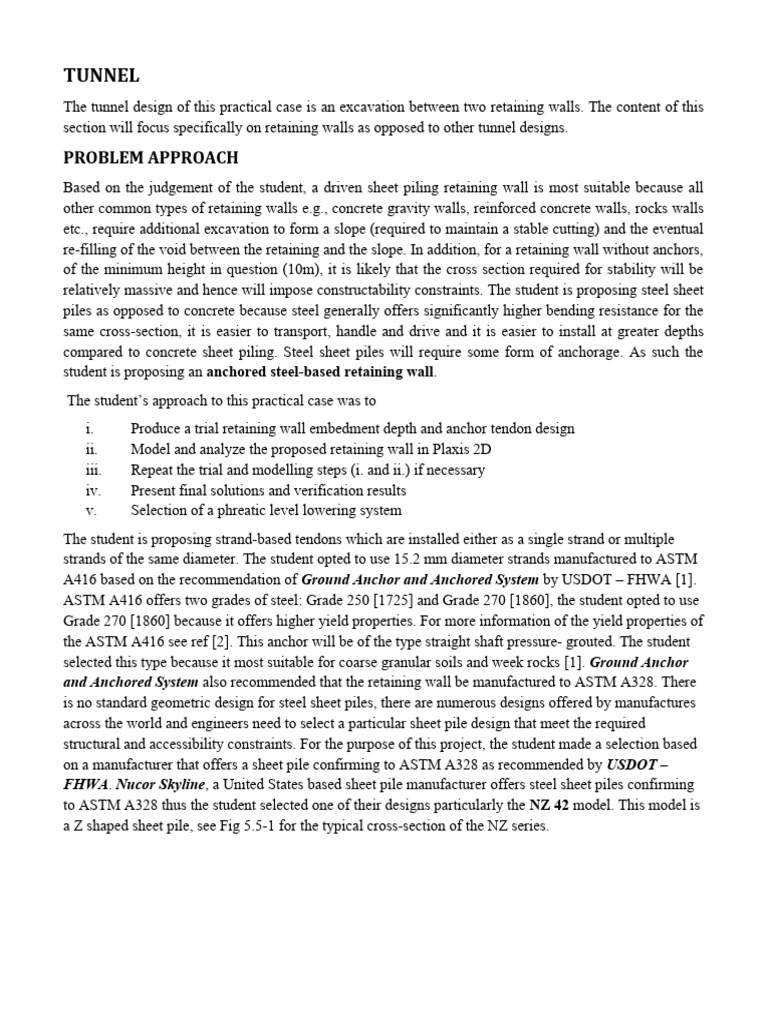 Tunnel | Download Free PDF | Deep Foundation | Young's Modulus