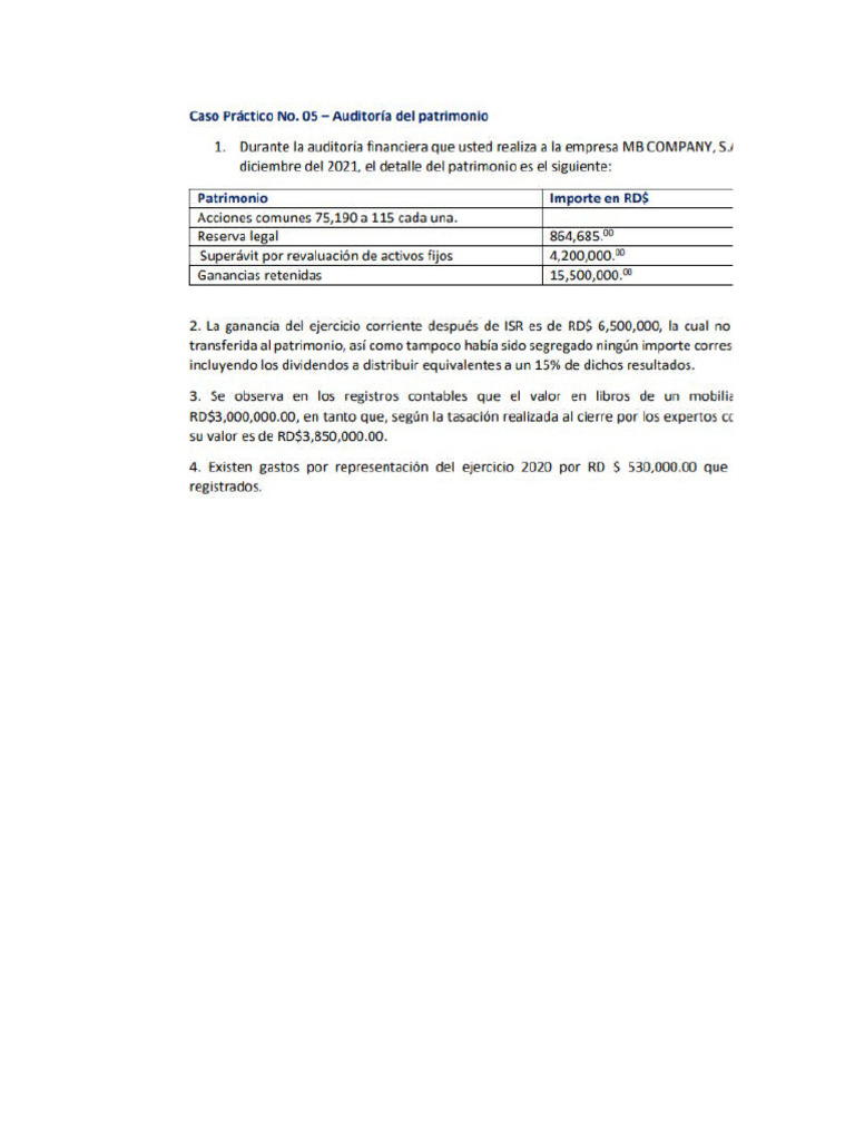 Practica 5 Grupo No 2 Corregida | PDF | Contabilidad | Auditoría