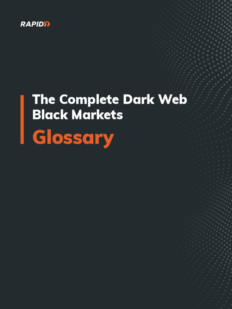 Dark Web Black Market Glossary | PDF | Public Key Cryptography ...