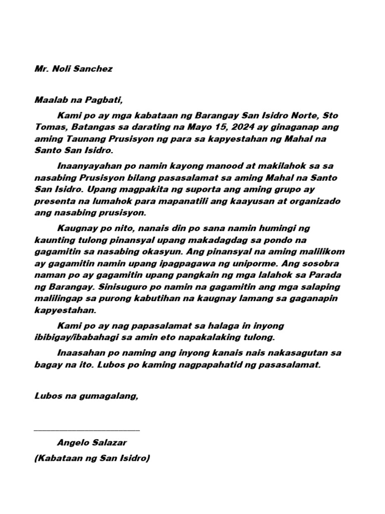 Mga Residente NG Barangay | PDF