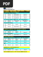 Oocl Sailing Schedule | PDF | Shipping | Freight Transport