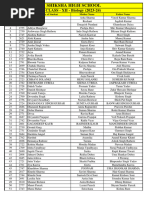 Complete Student Marks List | PDF