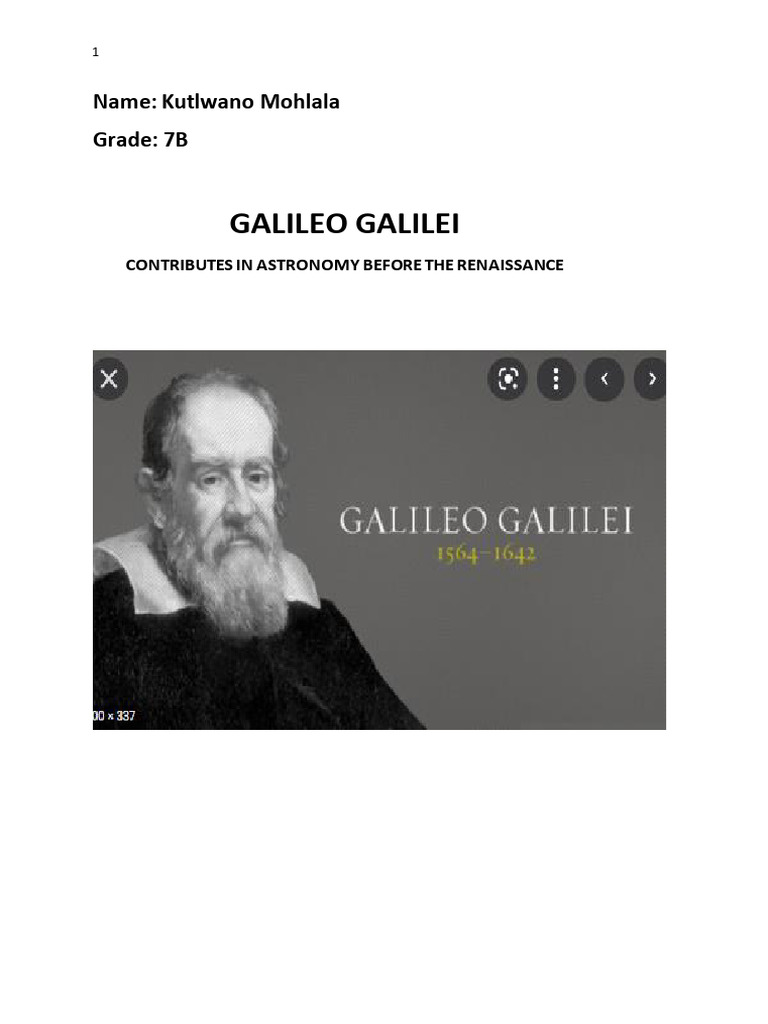 NS Project of Astronomy | PDF | Galileo Galilei | Jupiter