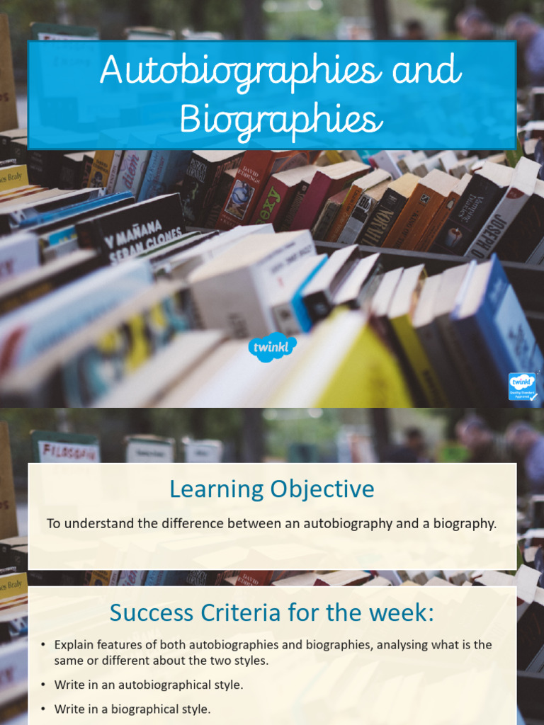 Autobiography and Biography Monday.204237094 | PDF | Biography ...