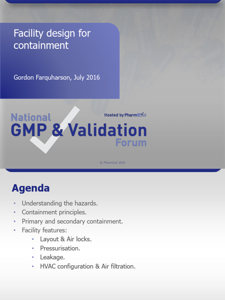Containment Facility Design Guidelines | PDF | Personal Protective Equipment | Leak