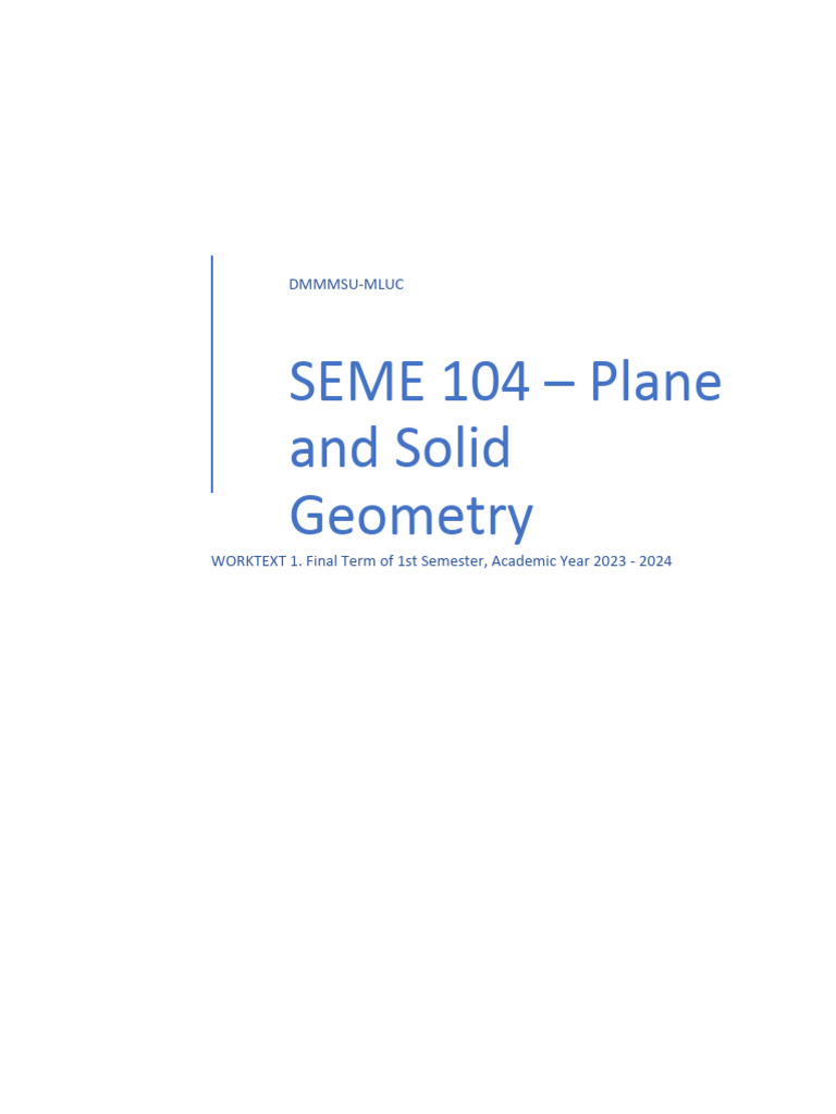 Worktext 1 Final Term | PDF | Mathematics | Logic Worktext 1 Final Term | PDF | Mathematics | Logic