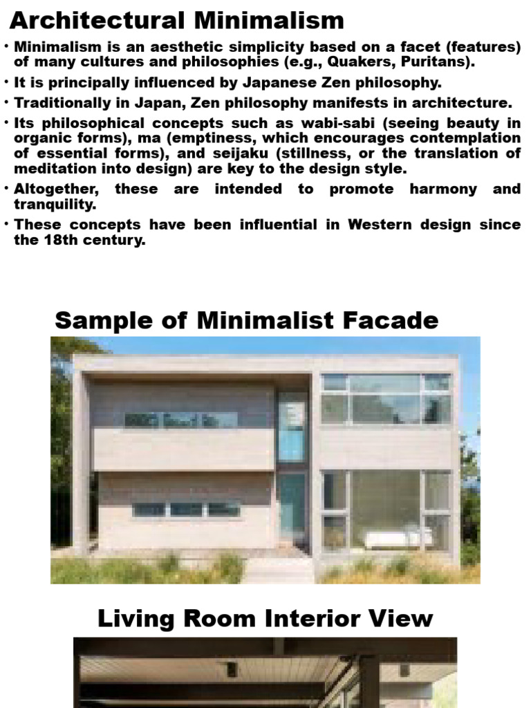 Architectural Minimalism | PDF | Minimalism | The Arts
