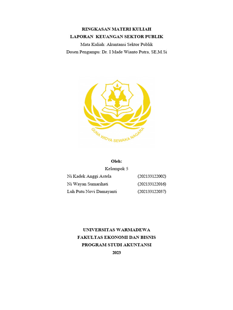 RMK Asp - Bab 10 - KLP 5 | PDF