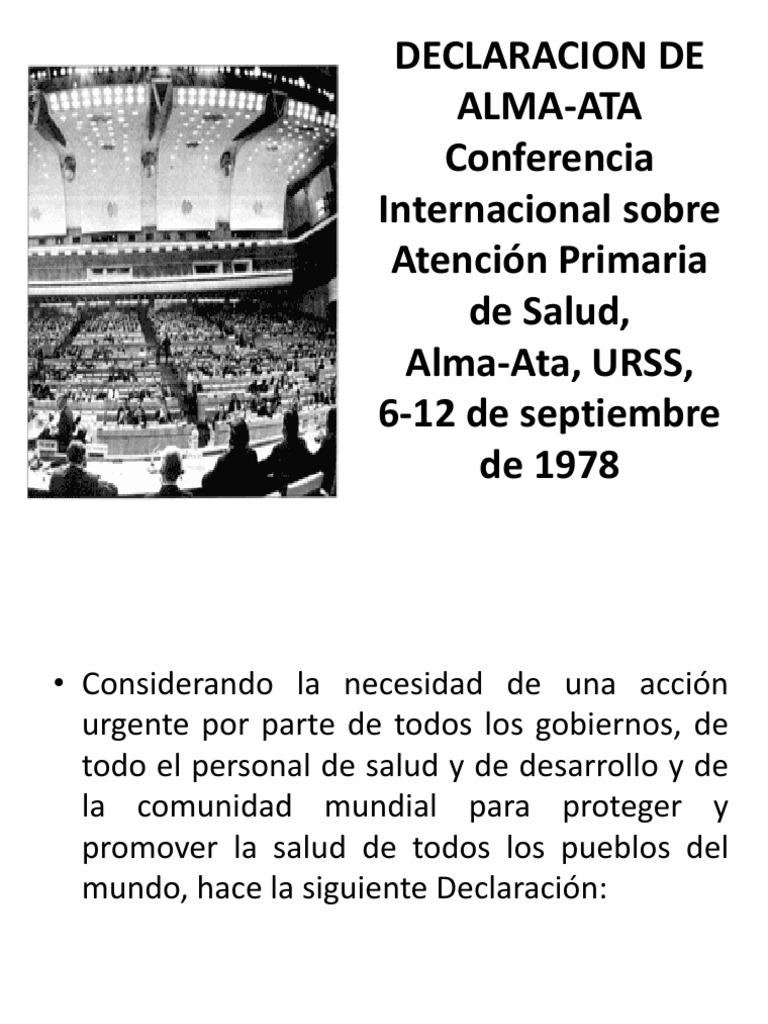 IV_CLASE_DECLARACION_DE_ALMA-ATA[1] | Política | Bienestar