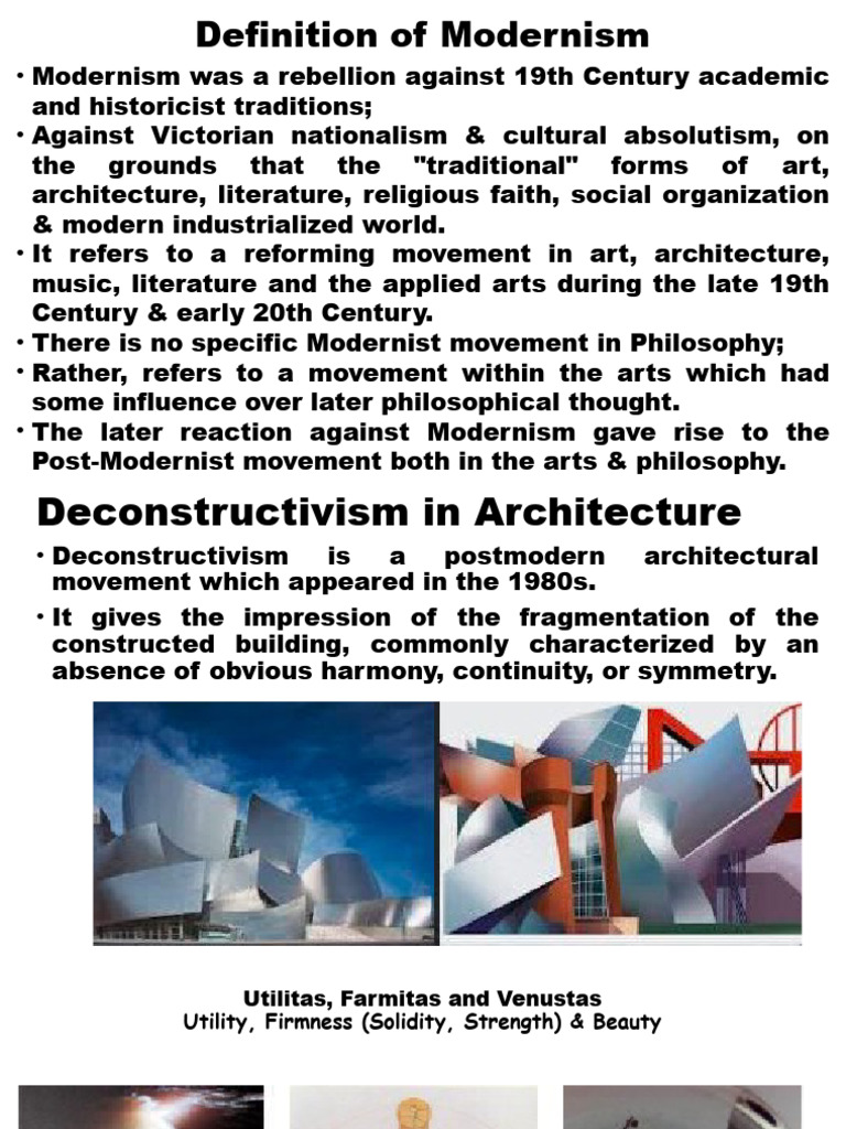 Deconstructivism in Architecture | PDF | Design | The Arts