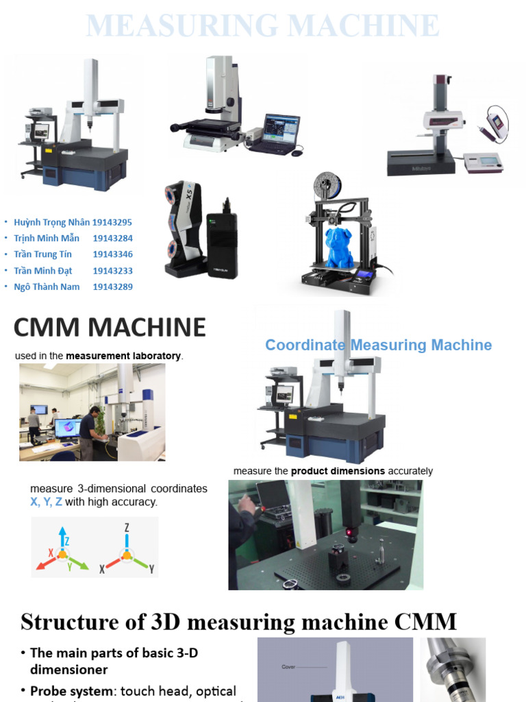 Overview of CMM Technology | PDF | 3 D Printing | Surface Roughness