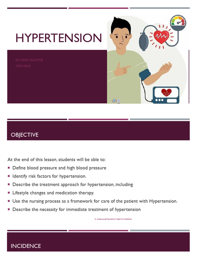Hypertension Notes | Download Free PDF | Hypertension | Blood Pressure
