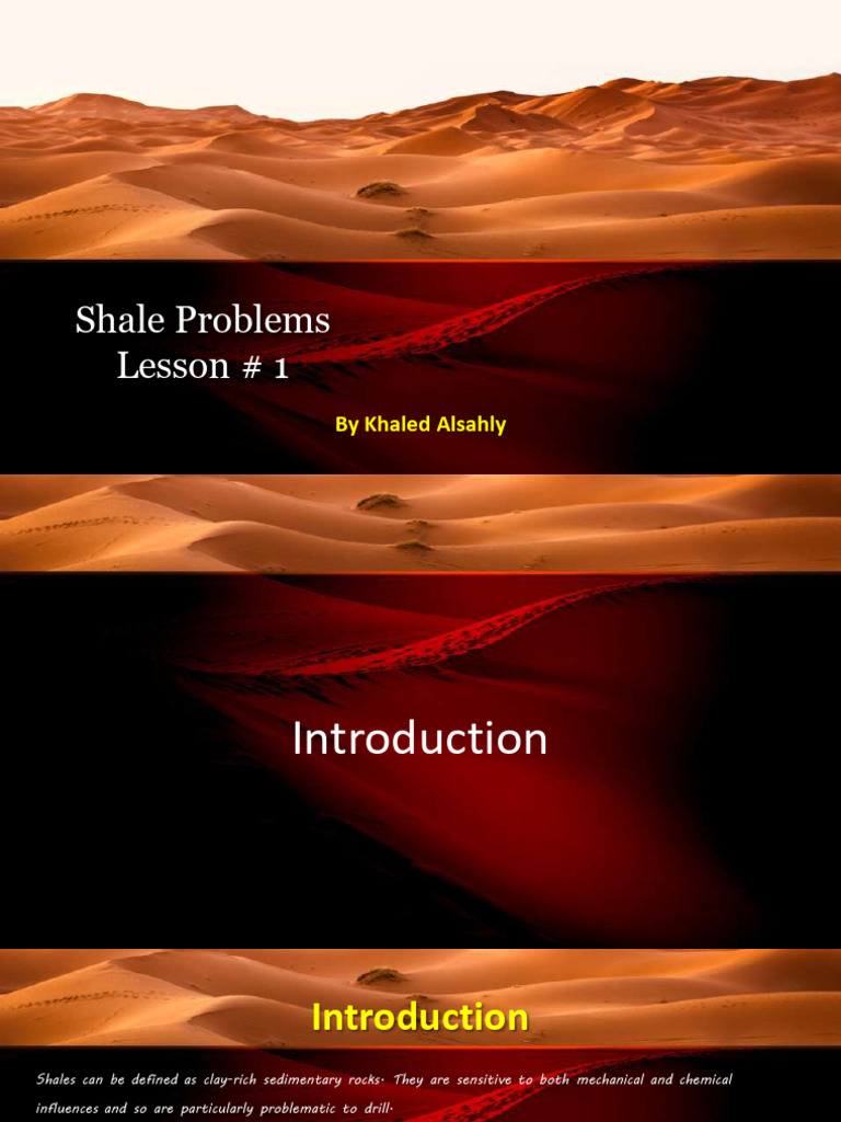 Understanding Shale Drilling Challenges | PDF | Shale | Water