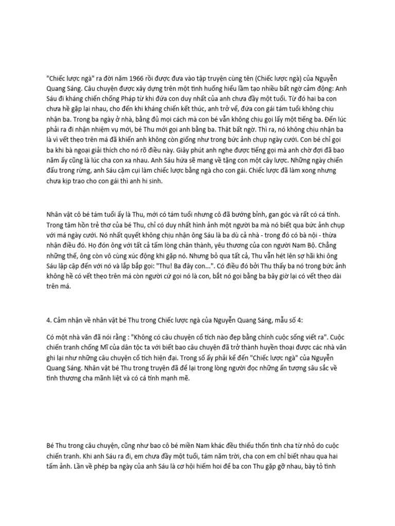 Chiếc lược ngà | PDF