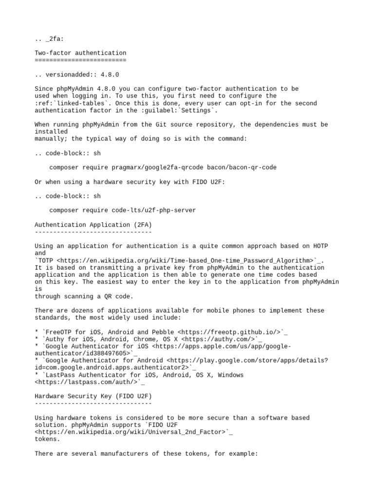 Two Factor - RST | PDF | Android (Operating System) | Access Control