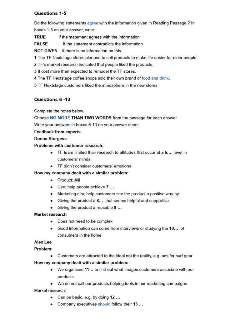 IELTS Reading Passage Practice Questions | PDF | Species