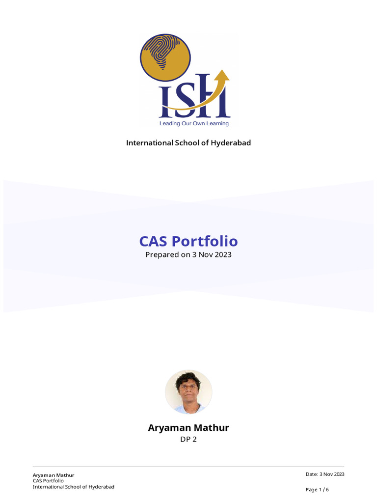 Aryaman Mathur - CAS Portfolio | Download Free PDF | Cognitive Science ...
