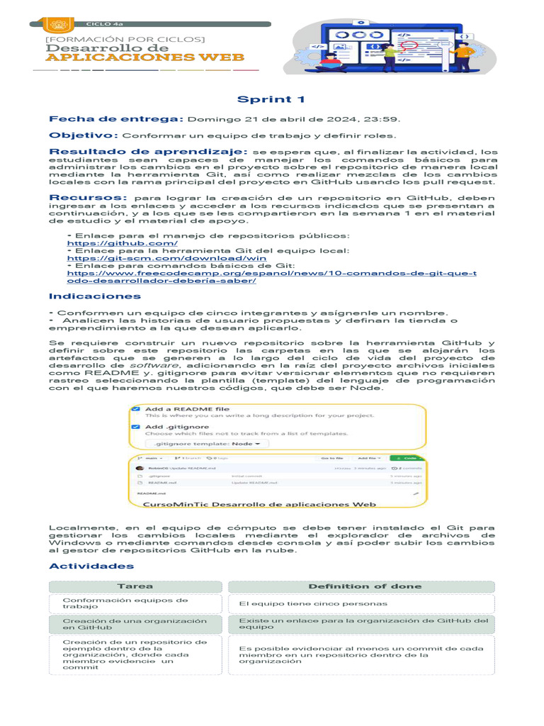 Sprint 1 - VFinal - ACA FINAL - Original | PDF | Ingeniería Informática | Desarrollo de software