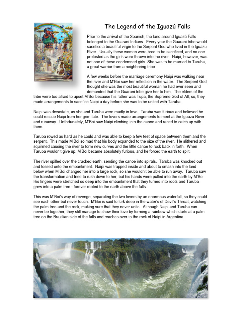 Iguazú Falls Legend | PDF