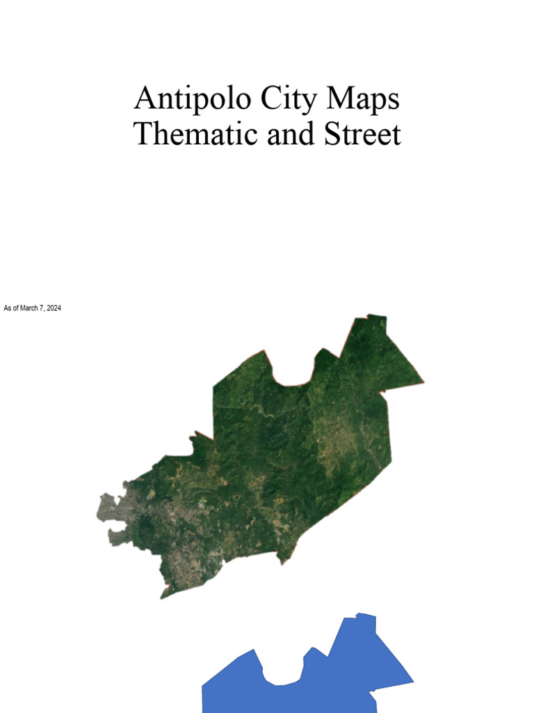 Antipolo City Maps Thematic and Street | PDF | Technology & Engineering
