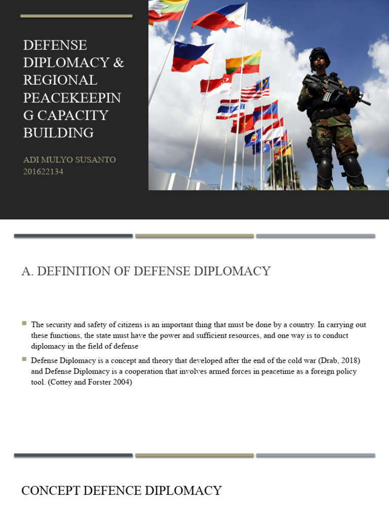 Defense Diplomacy and UN Peacekeeping | PDF | Peacekeeping | United Nations