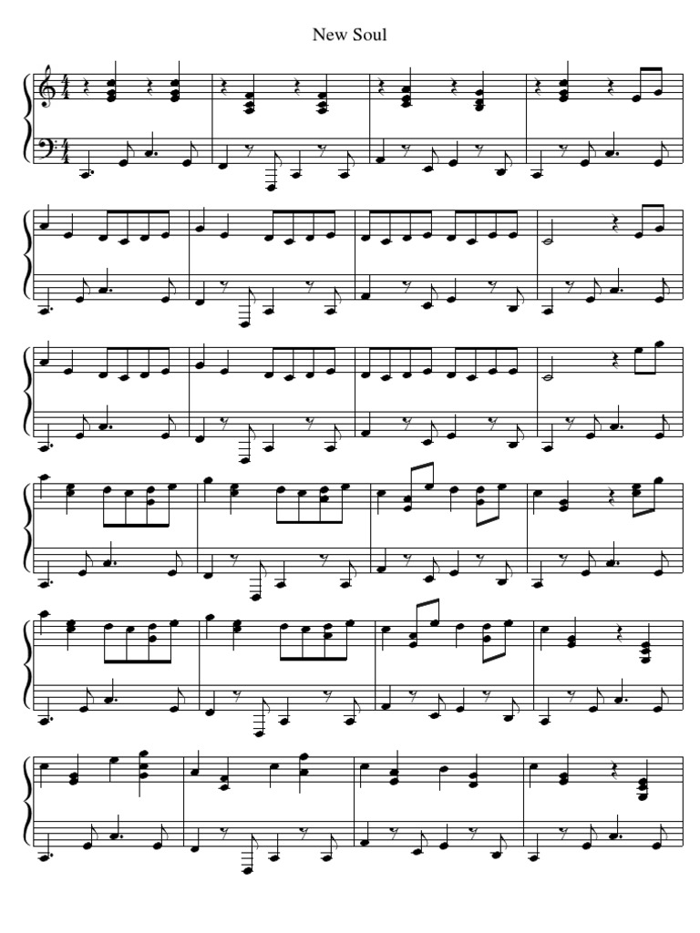 New Soul Piano | PDF