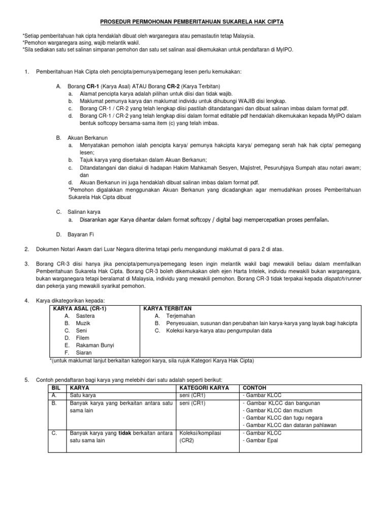 Copyright Registration Procedure | PDF