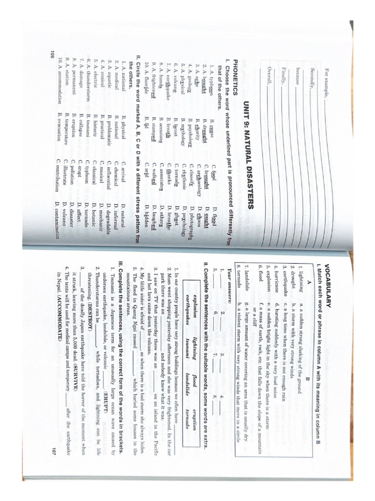 BTBT Cô Minh Châu Unit 9 | PDF