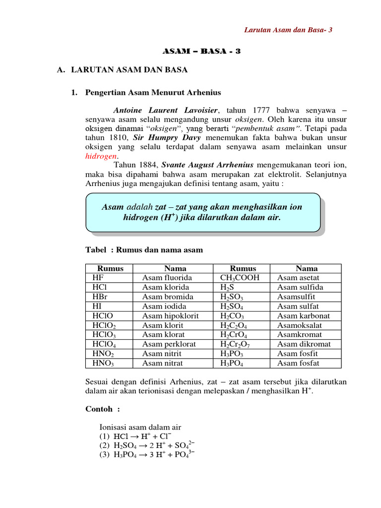 Asam Basa 3 | PDF