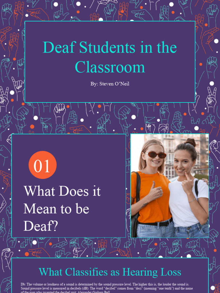 In-Depth Teacher-Research Final Presentation 1 | PDF | Deafness | Decibel