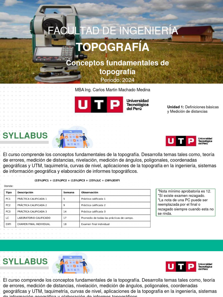 Conceptos Básicos de Topografía | PDF | Topografía | Geodesia