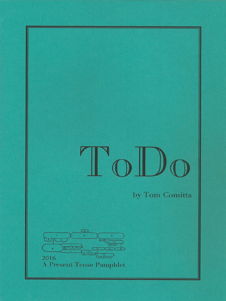 Tom Comitta - ToDo | PDF | Singing | Vocal Music