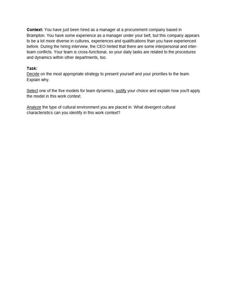 Week 2 Assignment - Writen Response | PDF | Leadership ...
