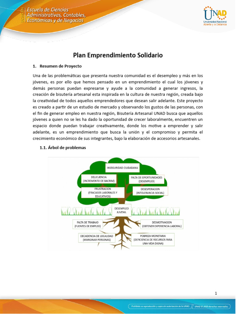 Material Adicional - Plan Emprendimiento Solidario | PDF | Iniciativa empresarial | Gestión de ...