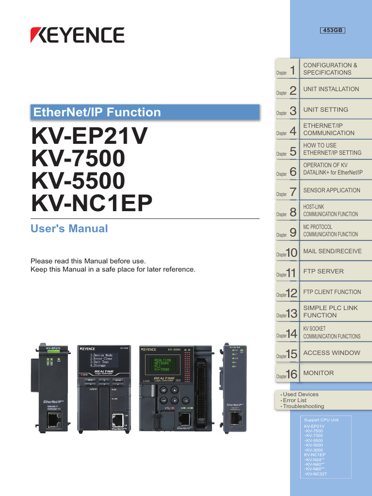 Kvs Ether Net IP | PDF | Input/Output | File Transfer Protocol