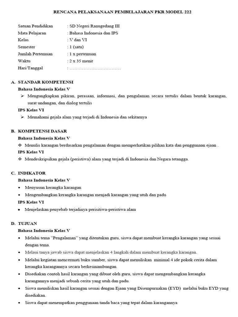 RPP Kelas V Dan IV | PDF | Karier & Perkembangan | Kesehatan Holistik