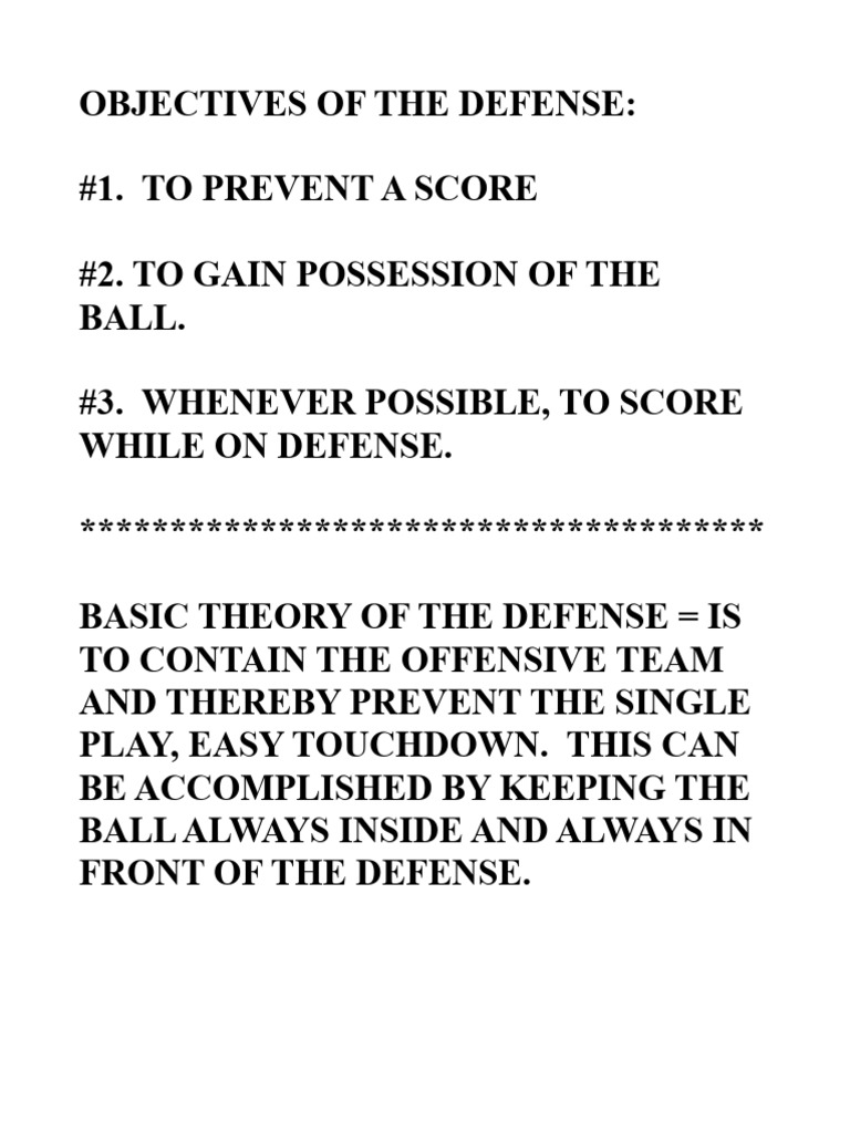 MJ Objective and Theory of Defense | PDF
