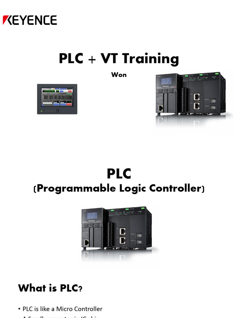 PLC + VT Training Rev3 | PDF | Programmable Logic Controller | User Interface