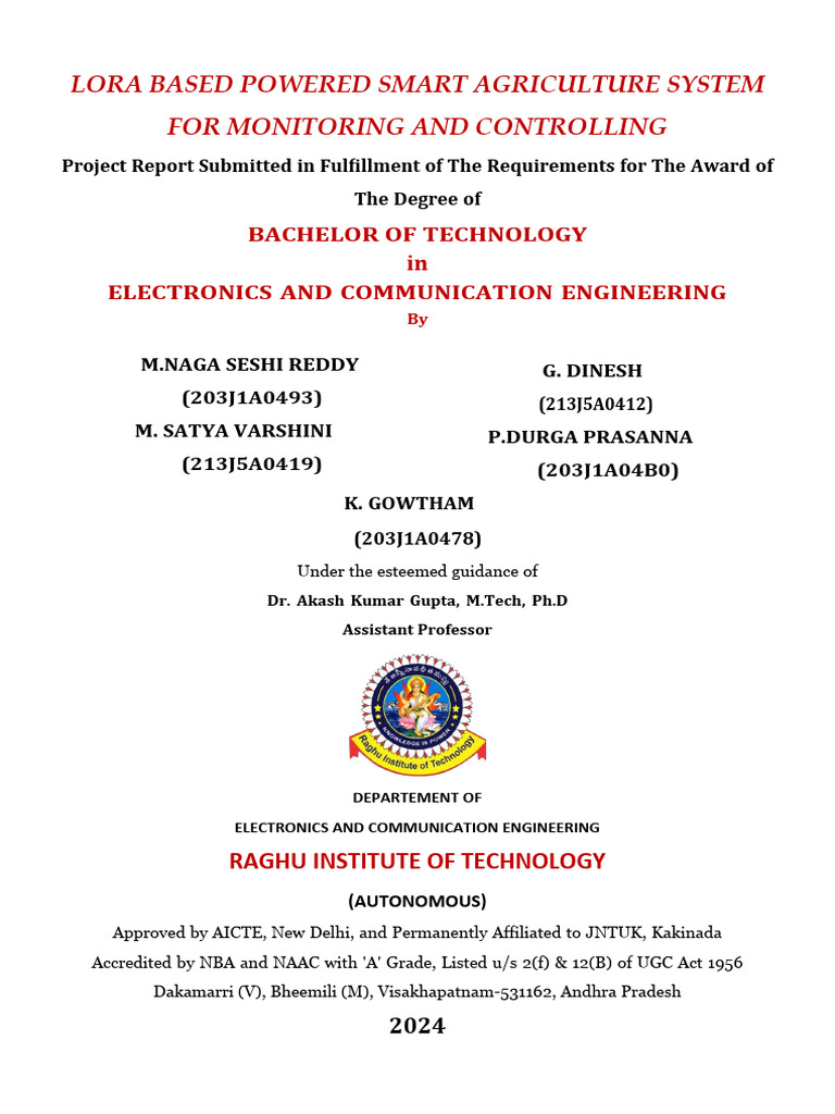 LPSA Full | PDF | Internet Of Things | Agriculture