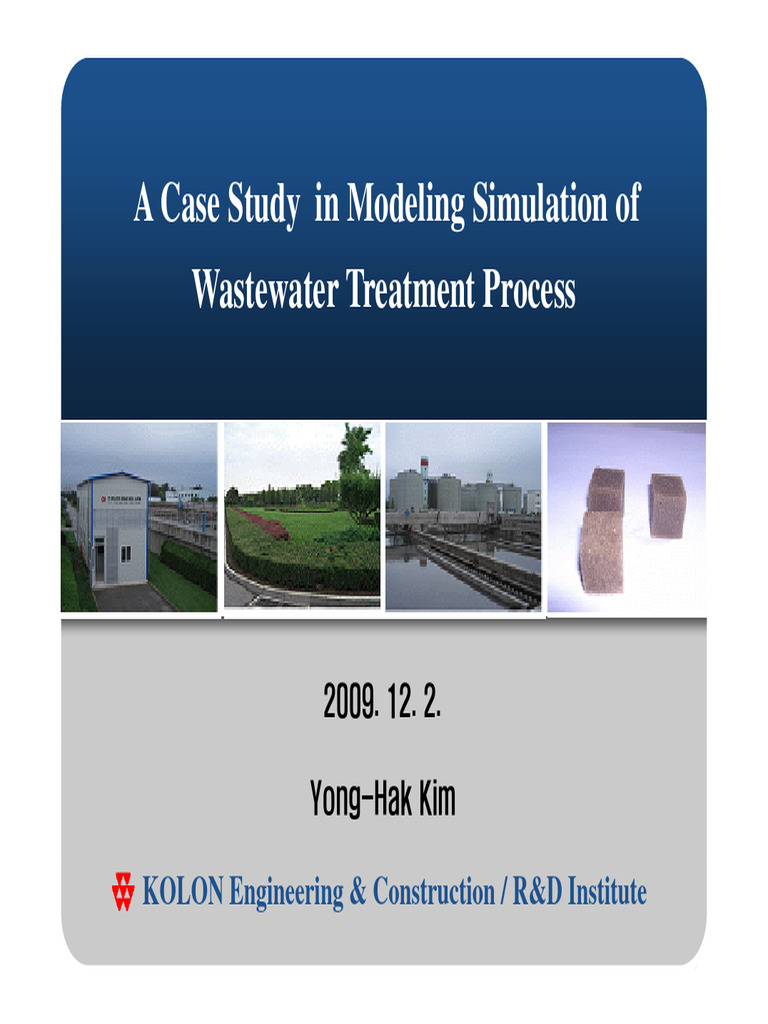 A Case of Study-Modeling Simulation of Wastewater Treatment Processes ...