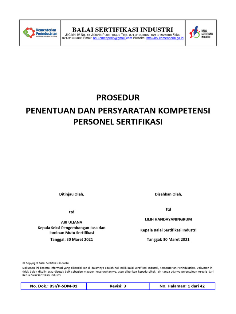 SDM BSI Contekan | PDF | Bisnis