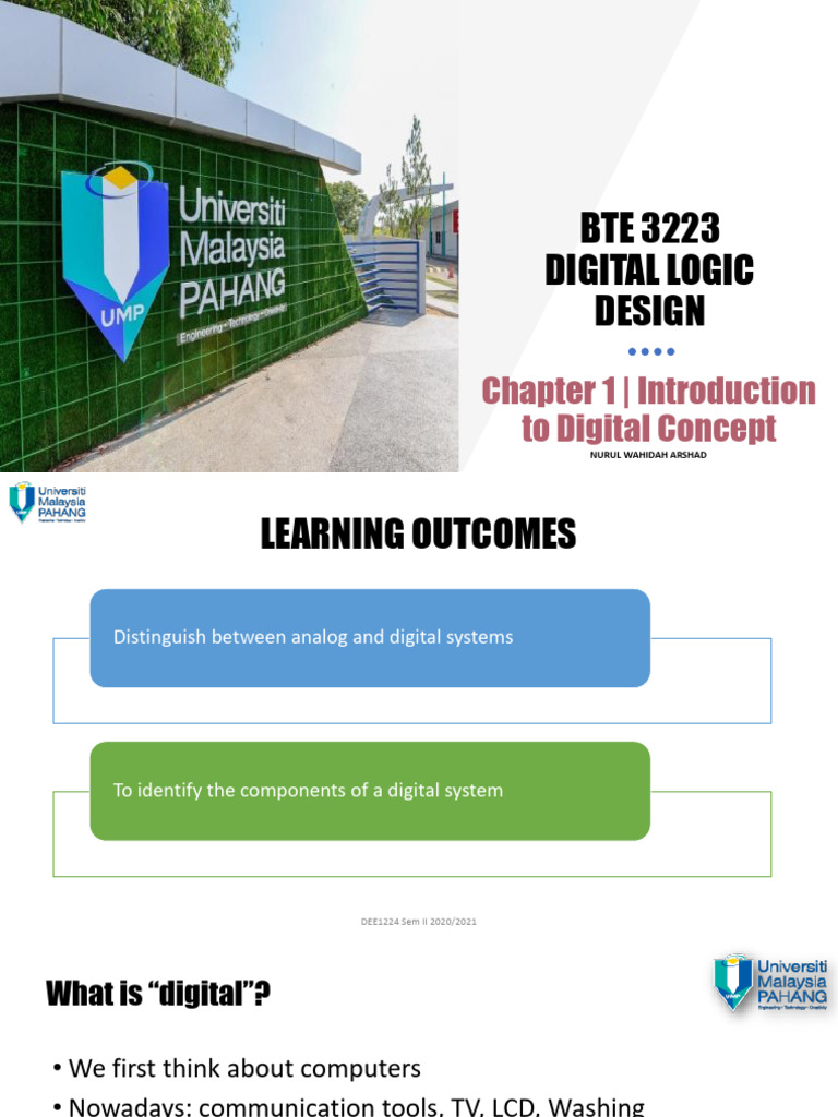 01 Introductions | PDF | Digital Signal | Digital Electronics