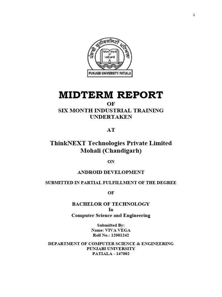 Midterm Report Chapters | PDF | Java (Programming Language) | Android (Operating System)