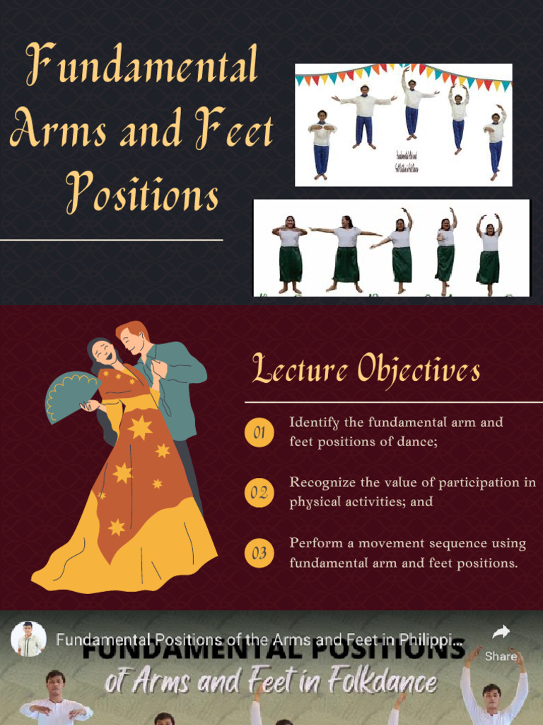 G4W25 - Fundamental Arms and Feet Positions - Feb16 | PDF