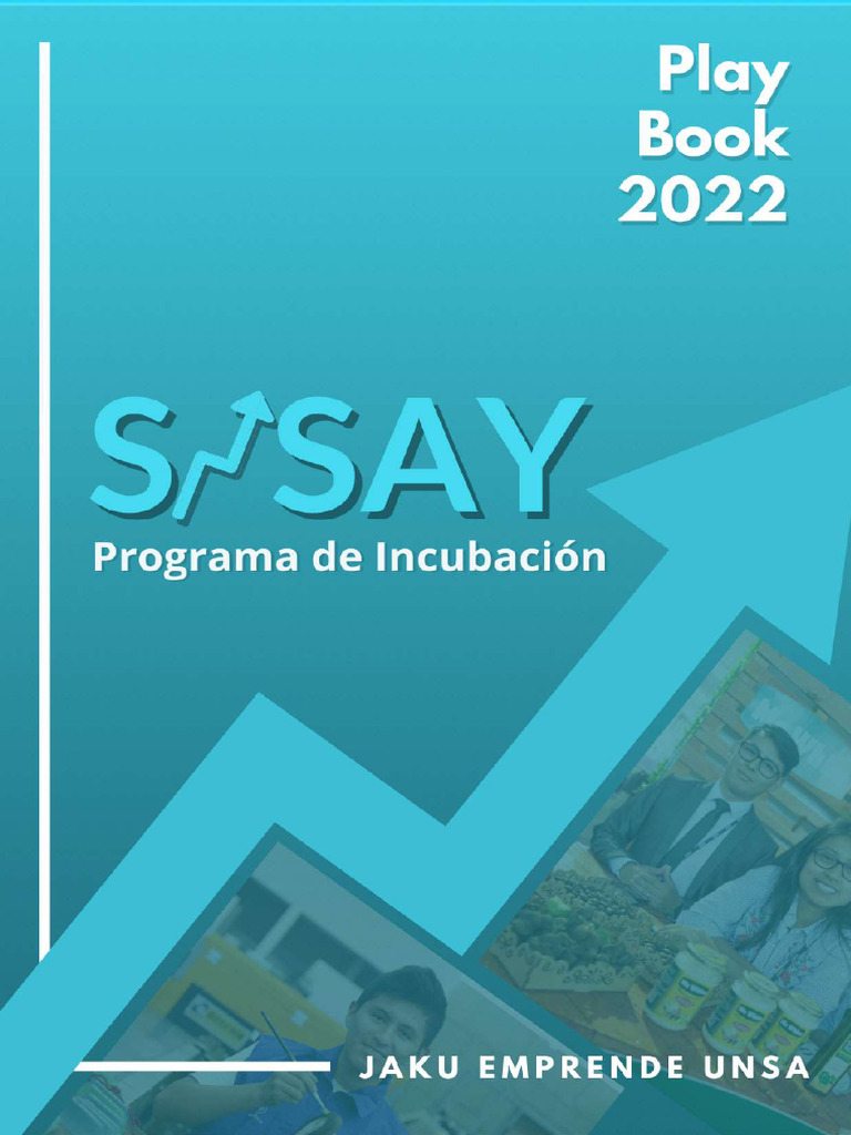 Playbook Incubación Sisay Arequipa | PDF | Empresa de inicio | Pequeñas empresas y emprendedores