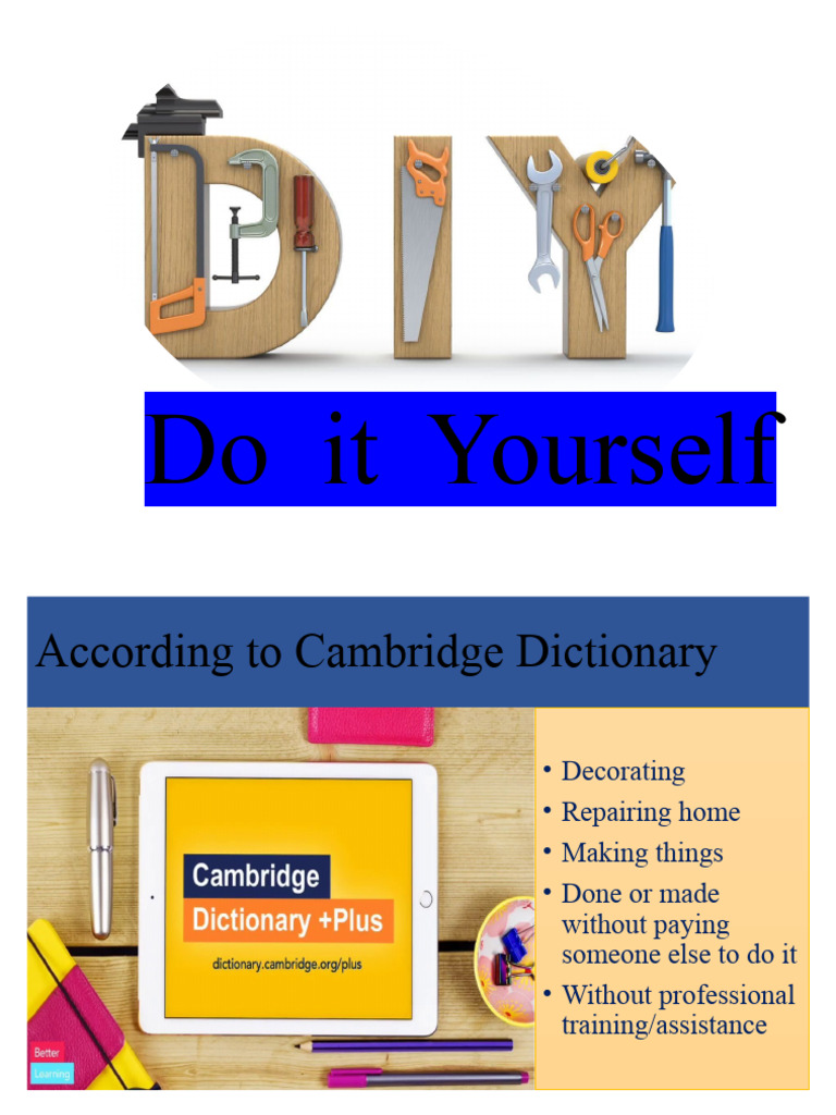 DIY (Do It Yourself) Explanation | PDF