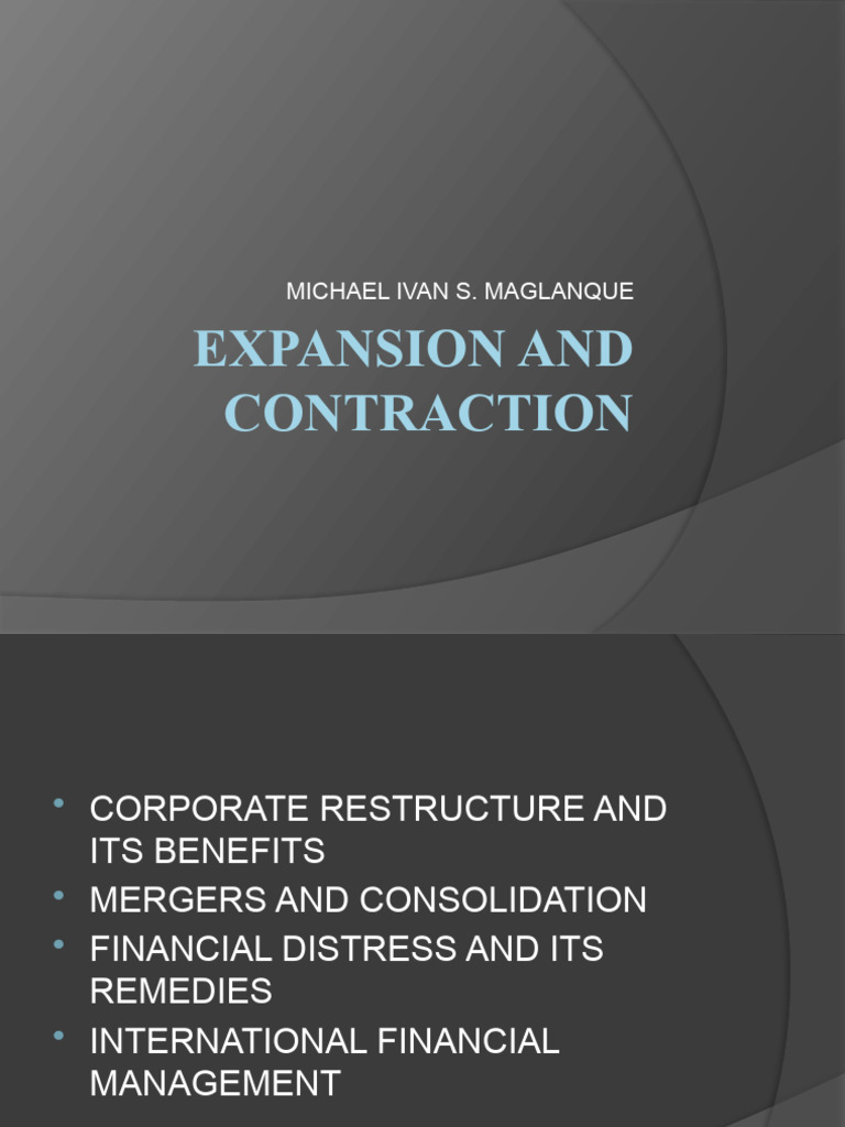 Corporate Restructuring Insights | PDF | Mergers And Acquisitions ...