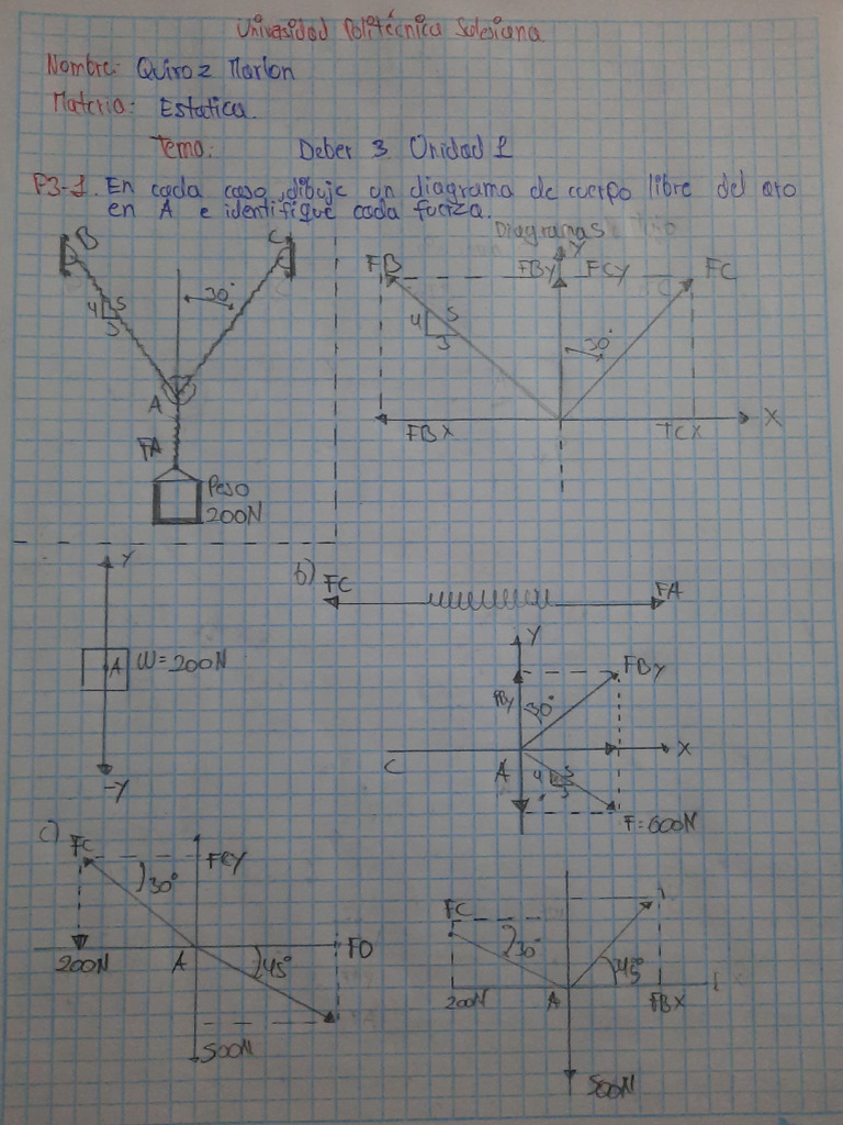 3 Deber Estatica | PDF | Tecnología