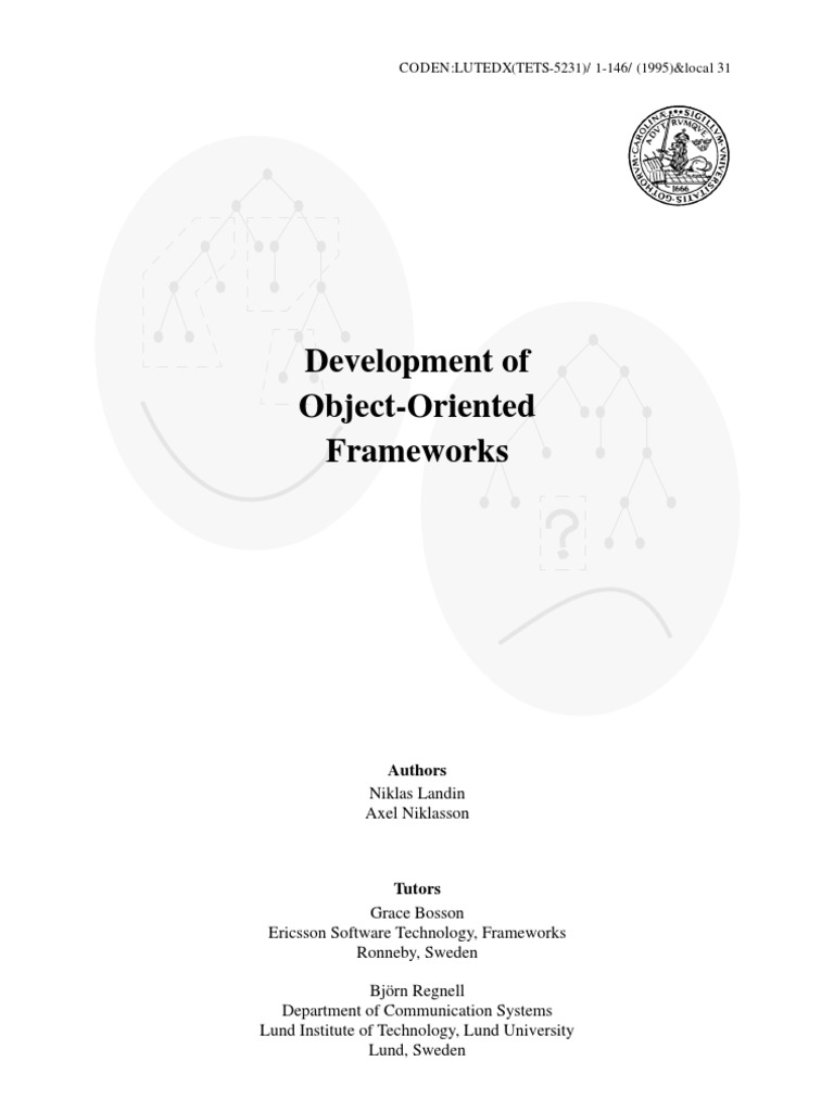 Framework Design | PDF | Inheritance (Object Oriented Programming ...