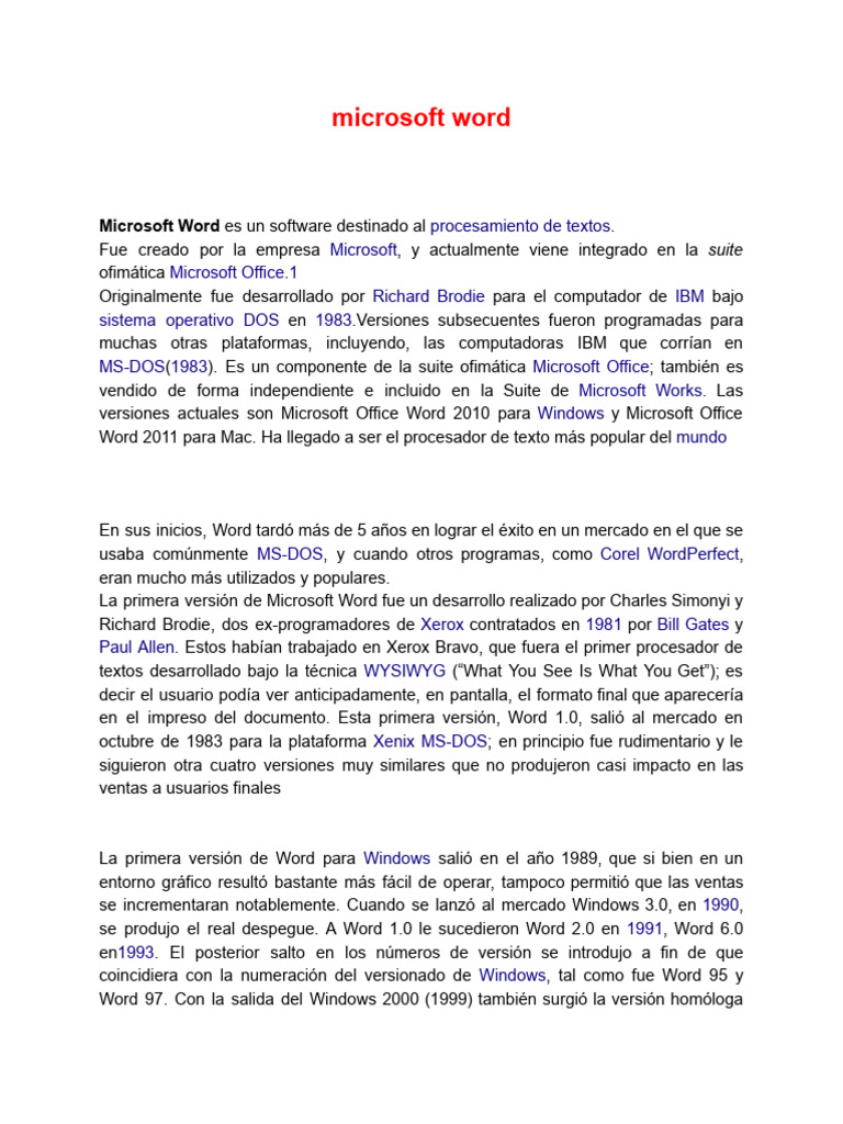 Documento de Word Adn | PDF | Microsoft Word | Informática